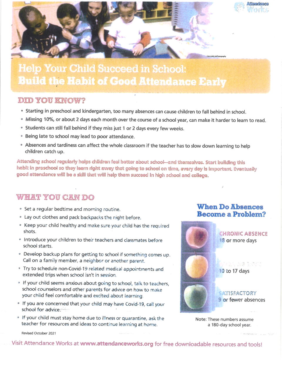 Attendance – Golden Fields Elementary